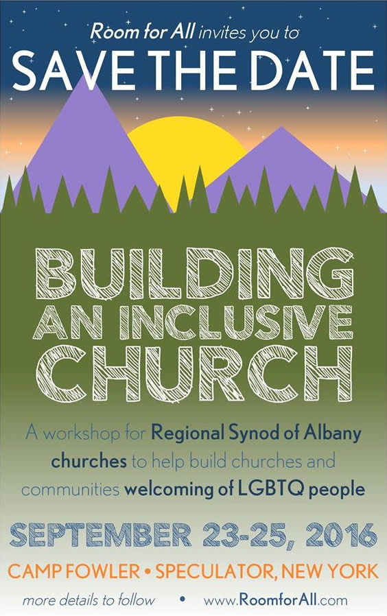 “Building an Inclusive Church” Workshop Retreat – Room for All